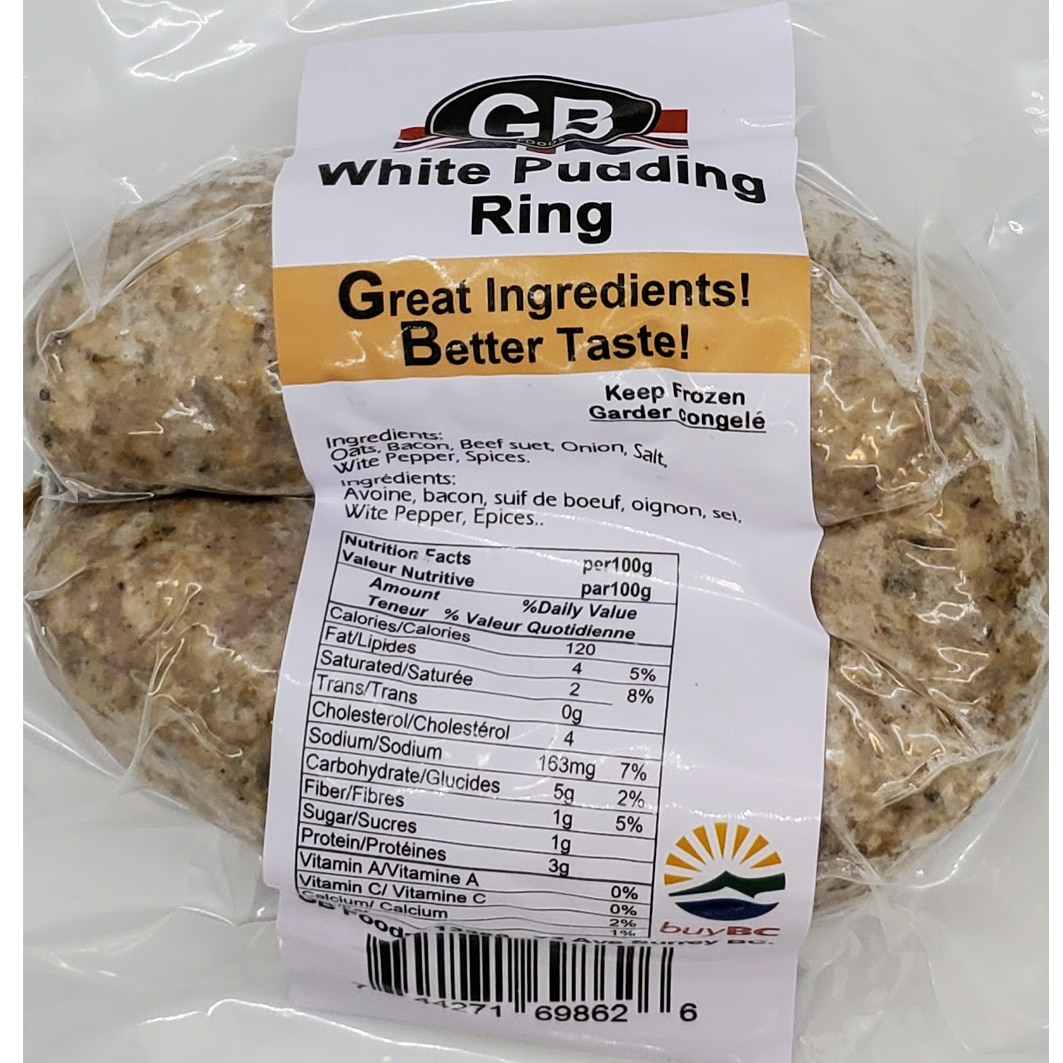 GB FOODS WHITE PUDDING RING – The British Store