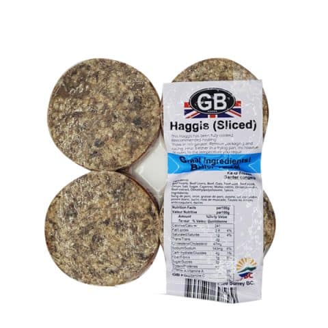 GB Foods Haggis Sliced 4 pack Fully Cooked (IN STORE ONLY) - The ...