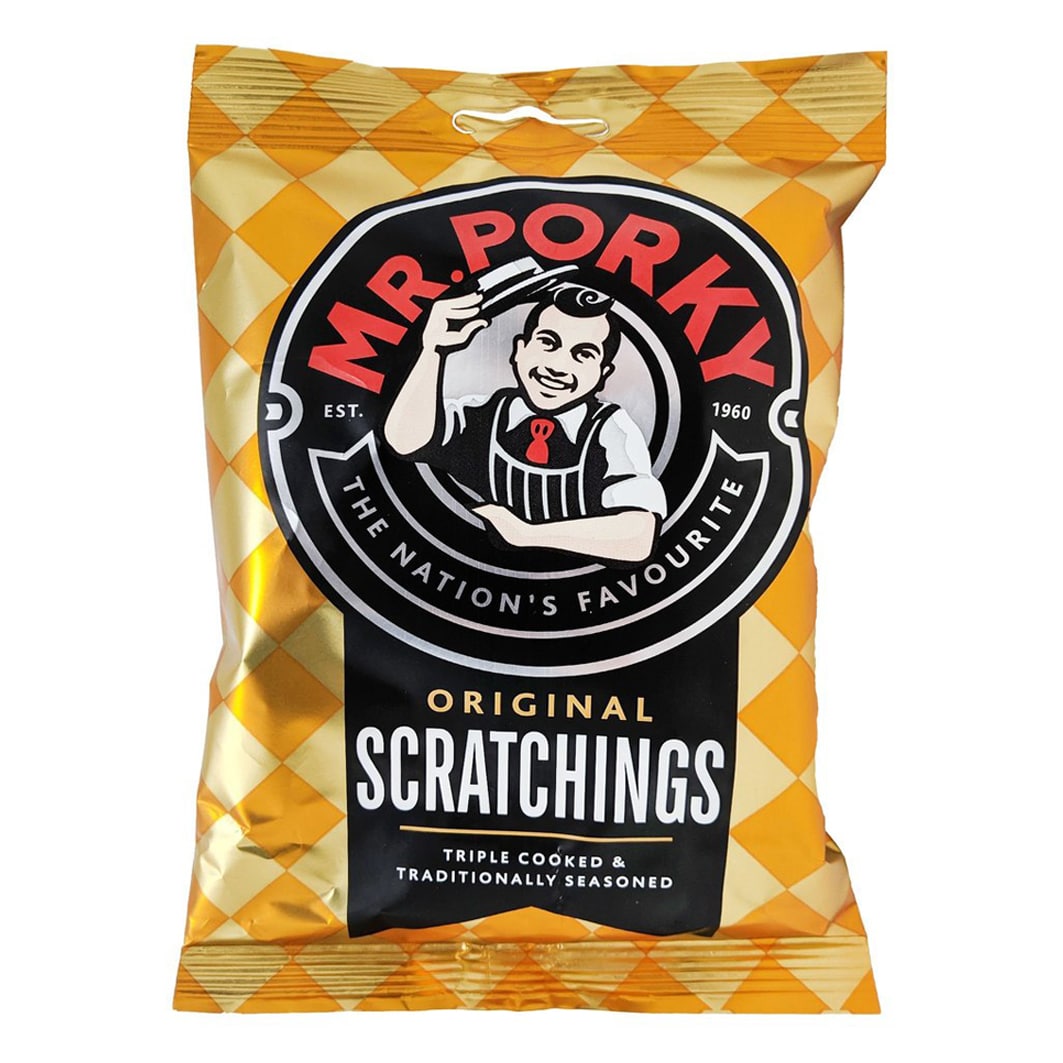 MR. PORKY ORIGINAL PORK SCRATCHINGS – The British Store