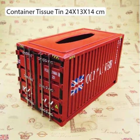 British Ship's Metal Container Tissue Box - The British Store